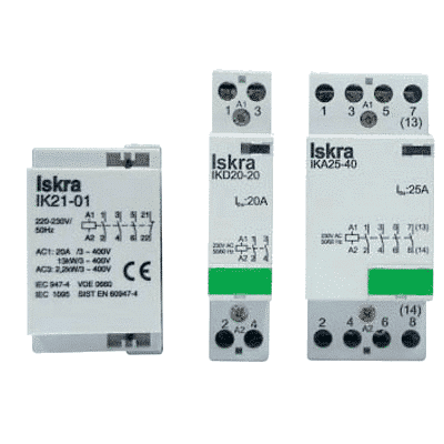 Contattori modulari o da installazione serie IK-IKA-IKD - ELCOSE Srl